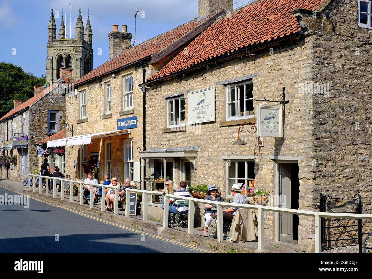 helmsley town centre, north yorkshire, england Stock Photo - Alamy