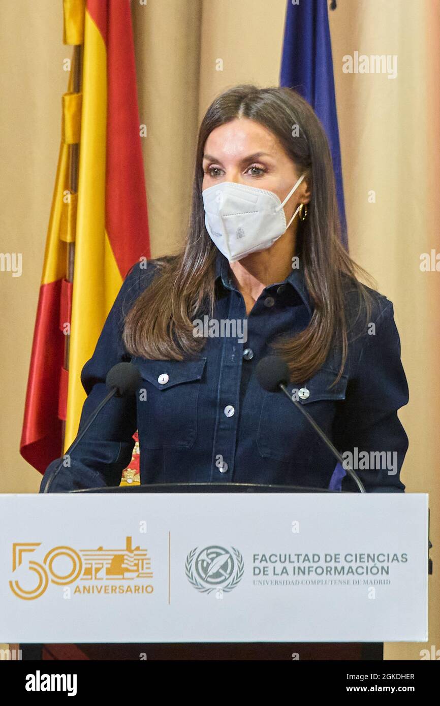 Letizia Ortiz Rocasolano Queen of Spain and wife of King Felipe VI ...