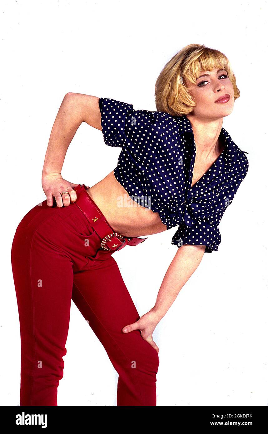 The Italian showgirl Roberta Carrano.The television program, Non è la ...