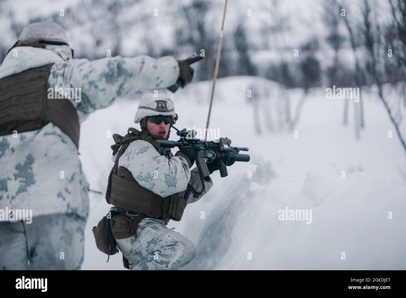 U.S. Marines with Marine Rotational Force Europe 21.1 (MRF-E), Marine ...