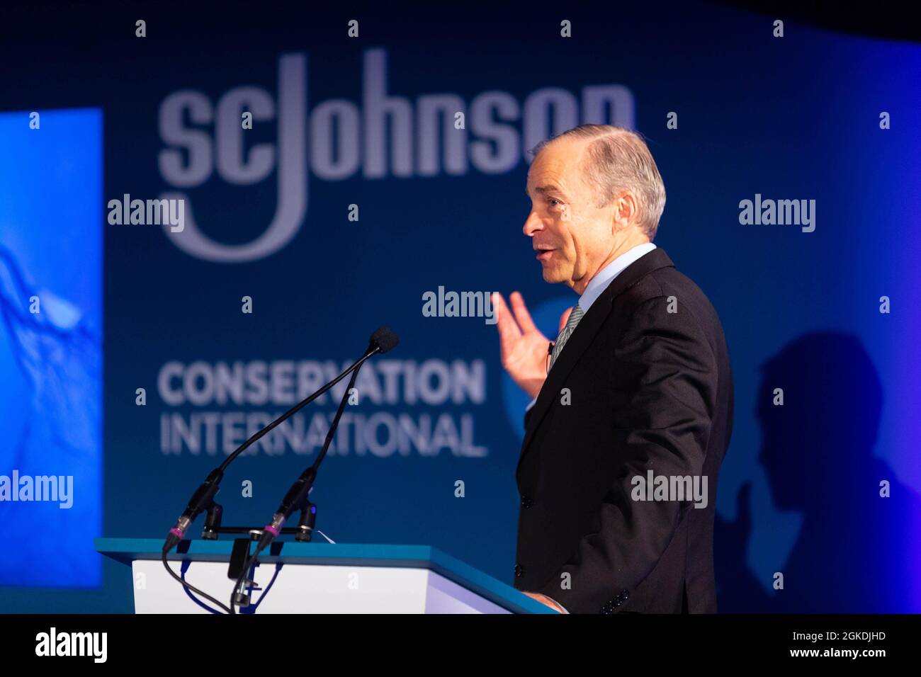 EDITORIAL USE ONLY Fisk Johnson, SC Johnson's Chairman & CEO speaks at ...