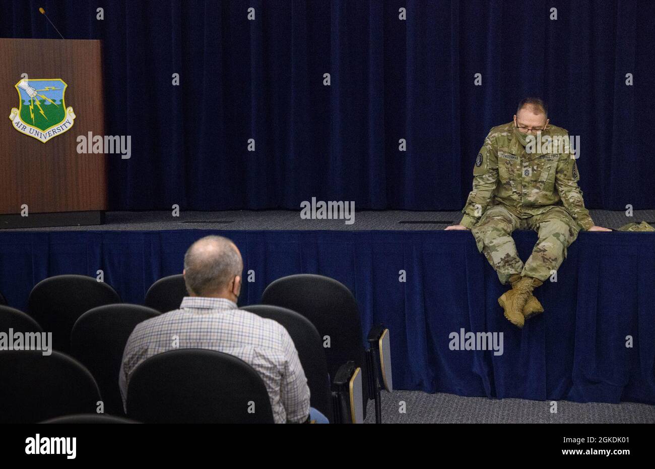 Maxwell AFB, Ala. - Chief Master Sergeant of the Space Force Roger A ...