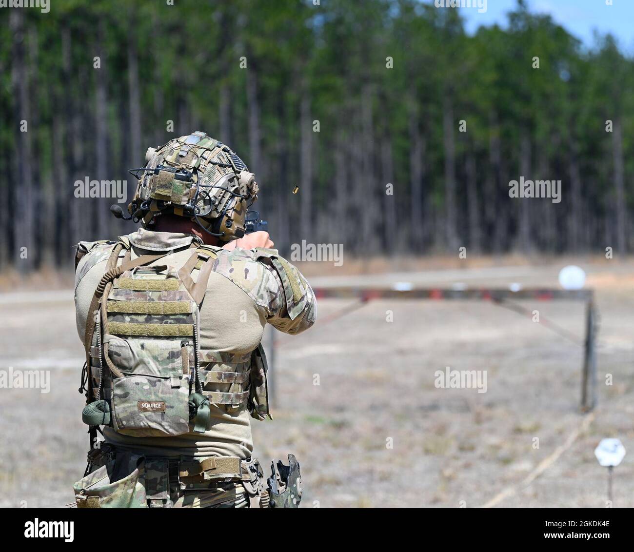 A competitor in the United States Army Special Operations Command Stock ...