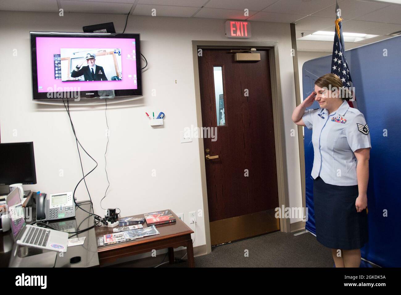 U.S. Air Force Staff Sgt. Dawn Weber, a photojournalist assigned to ...