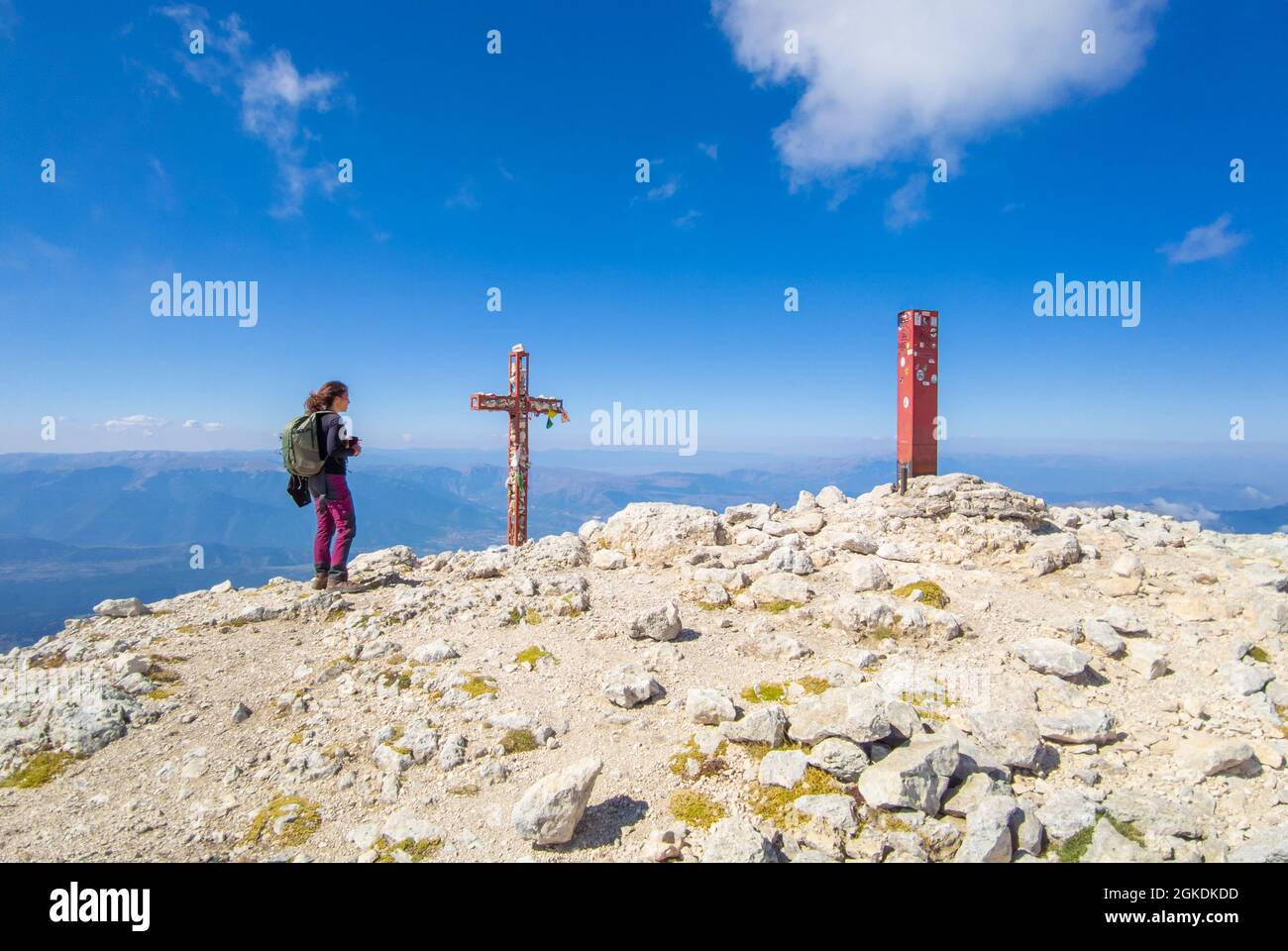 Monte Amaro (Italy) - The mountain summit in the Majella range, central ...