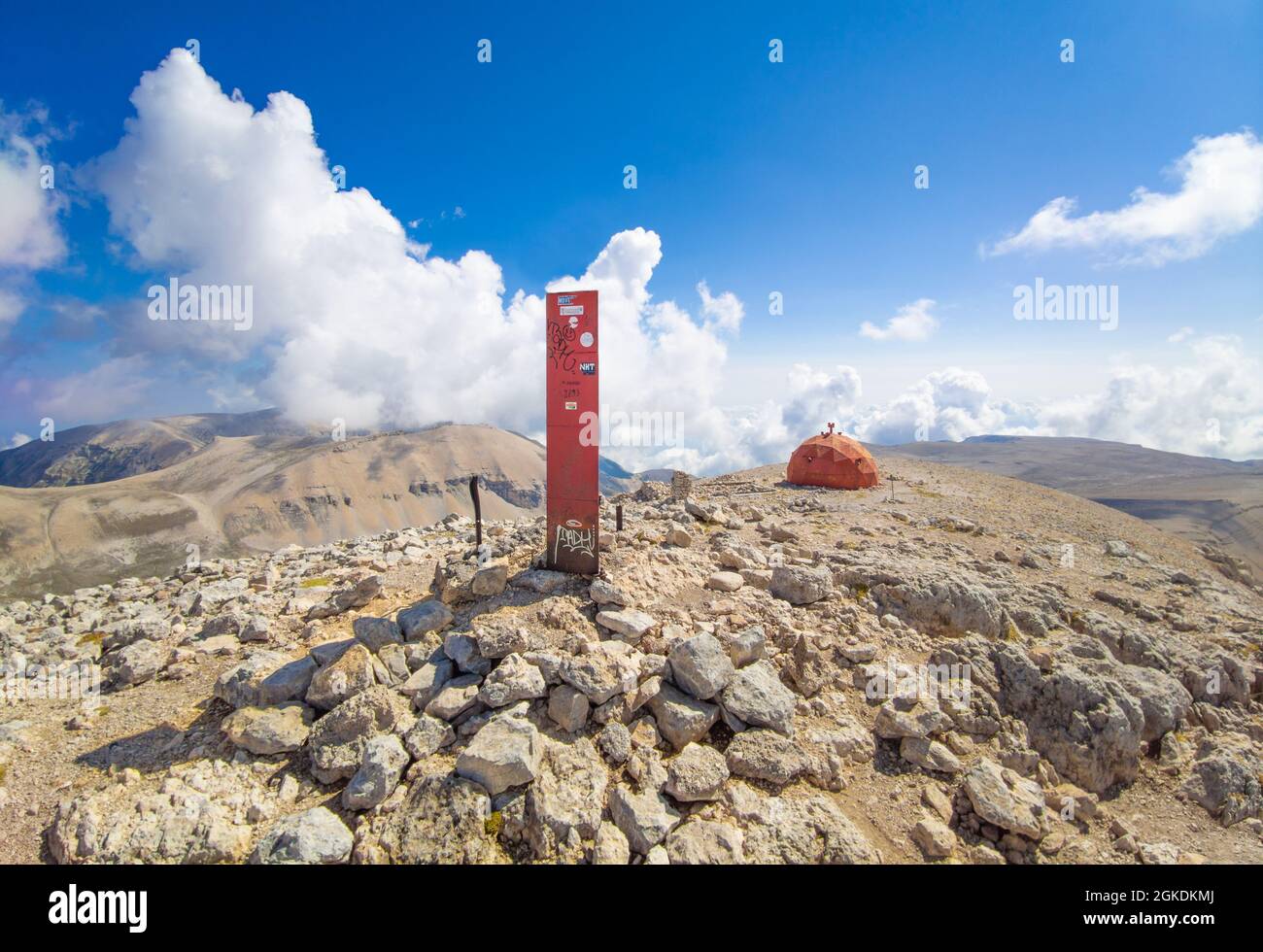 Monte Amaro (Italy) - The mountain summit in the Majella range, central ...