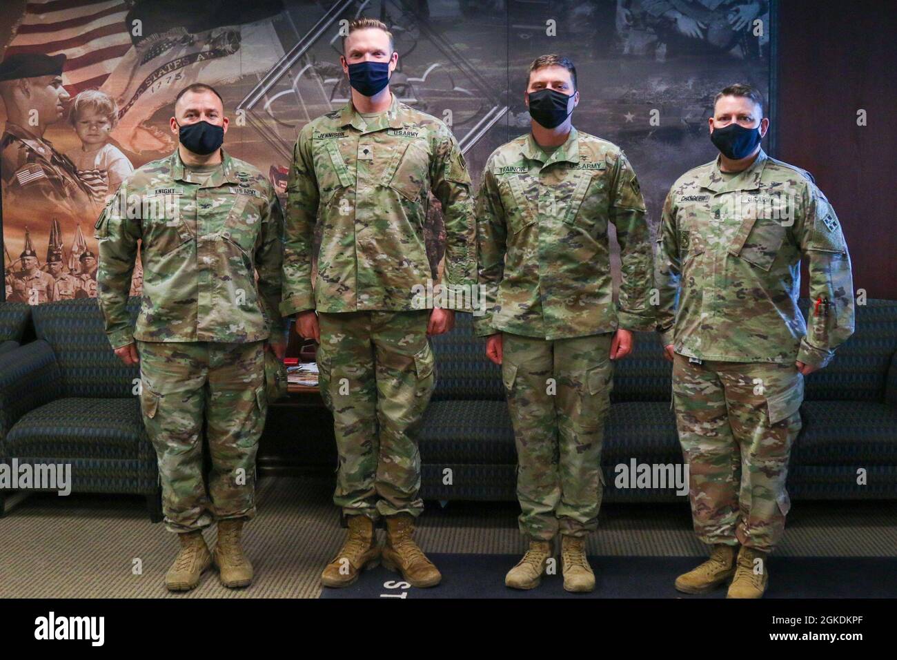 Spc. Anchor Jennison, a combat medic assigned to Headquarters and ...