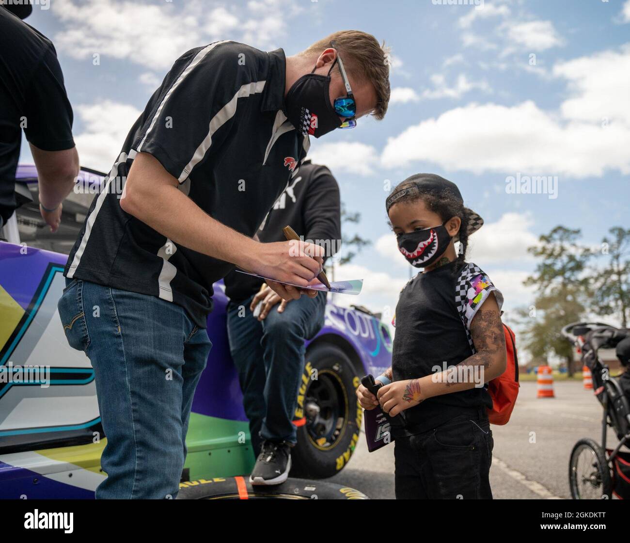 Garrett Smithley a driver for the Rick Ware Racing NASCAR Cup Series ...