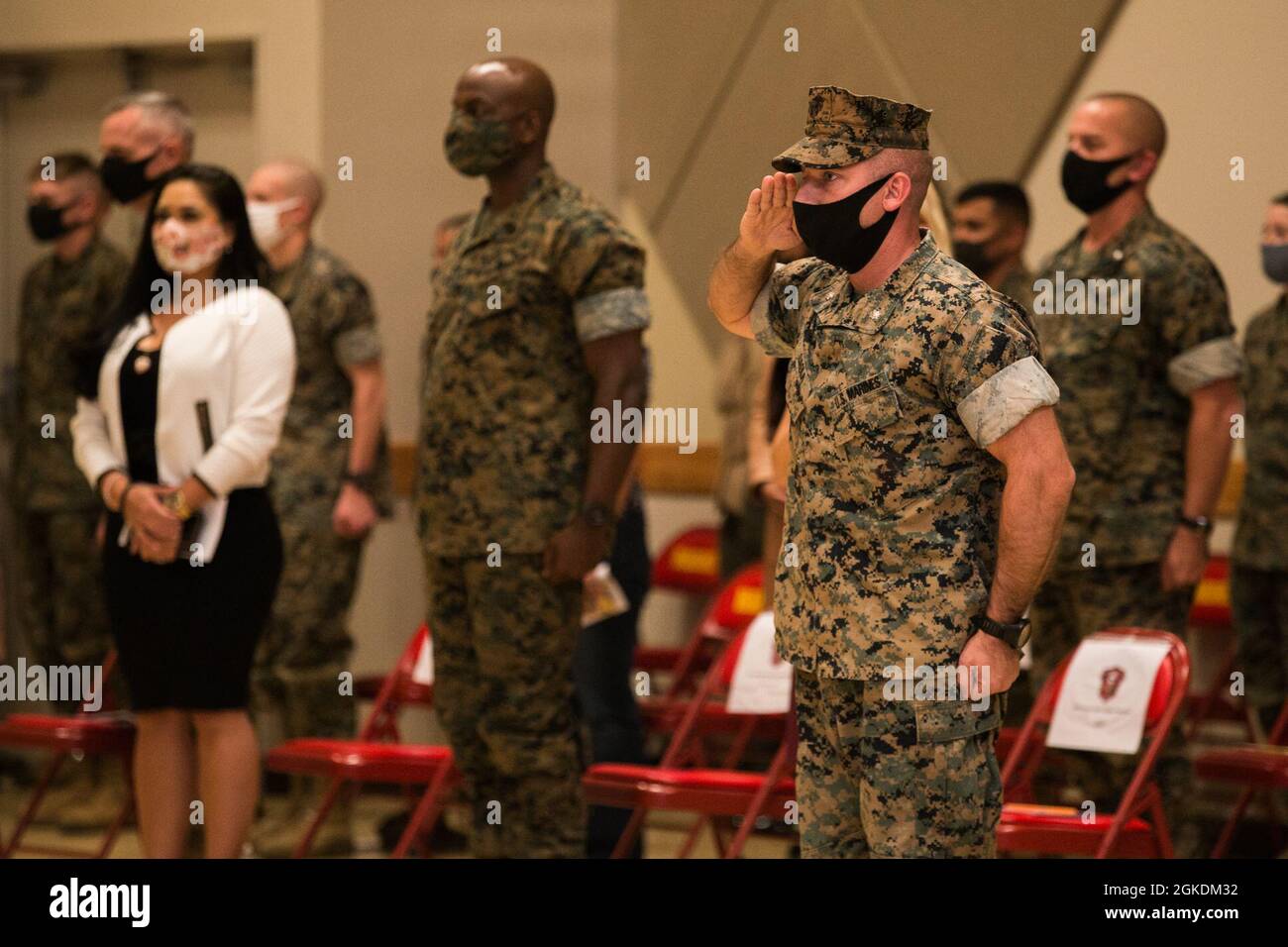 U.S. Marine Corps Lt. Col. Jarrad S. Caola, commander of 3d ...
