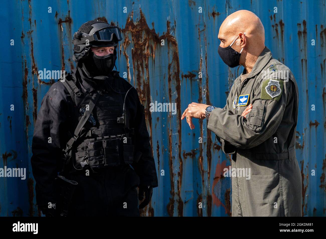 From right, U.S. Air Force Lt. Gen. Brian Robinson, Air Mobility ...