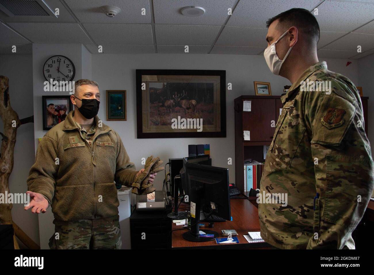 Maj. Gen. Torrence Saxe, adjutant general of the Alaska National Guard ...