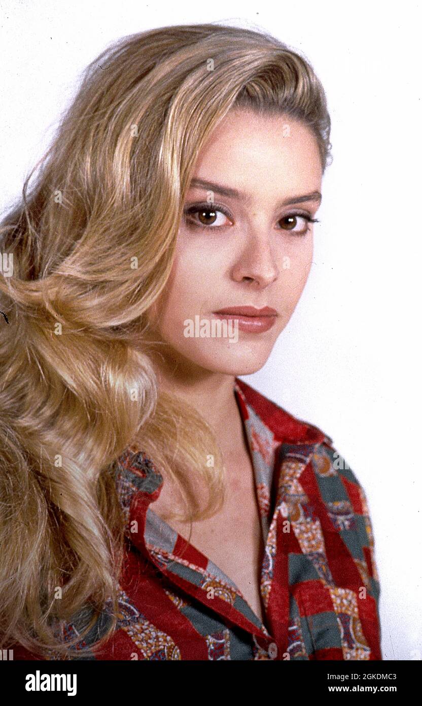 The Italian showgirl Mary Patti.The television program, Non è la Rai ...