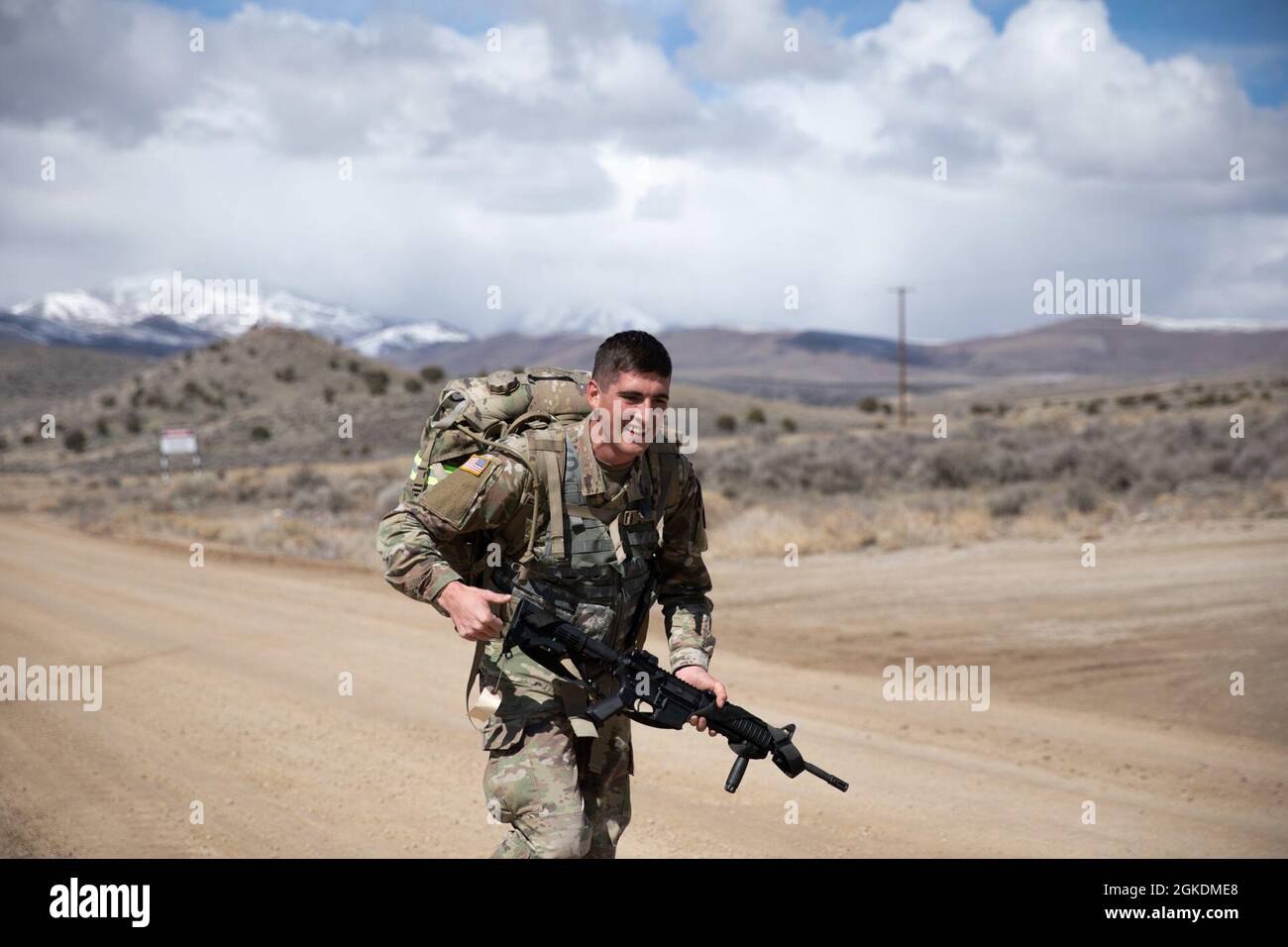 Spc. Adam Barlow, a fire control specialist with the Headquarters ...