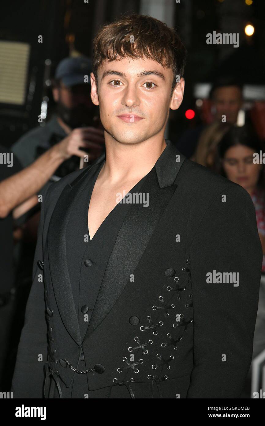 Diver Tom Daley departs from The Mark Hotel for The Metropolitan Museum ...