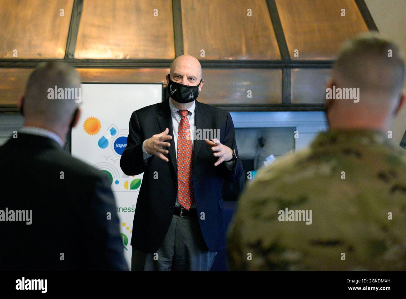 Acting Secretary of the Air Force John Roth speaks with 88th Air Base ...