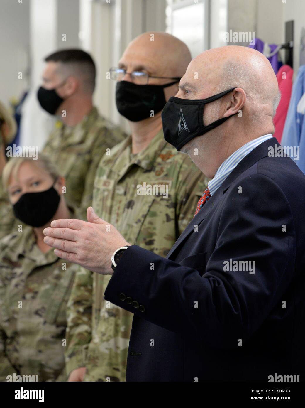 Acting Secretary of the Air Force John Roth, right, and Gen. Arnold W ...