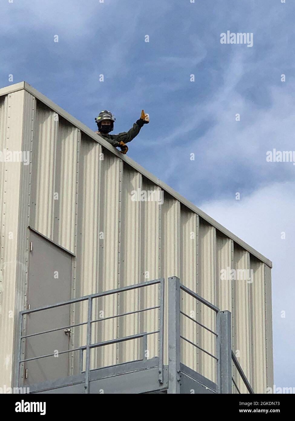 U.S. Air Force Col. Ben Jonsson, 6th Air Refueling Wing commander gives ...