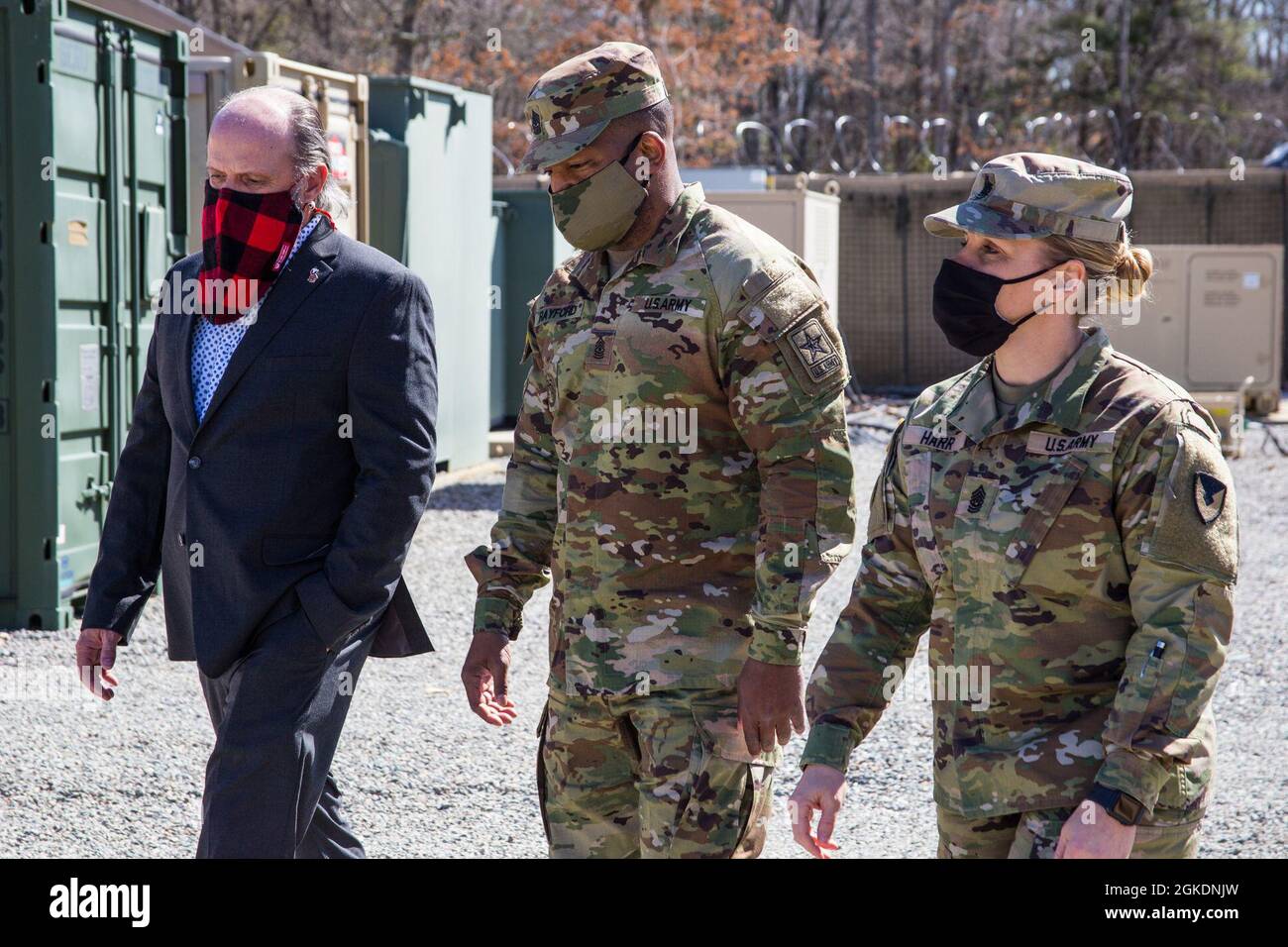 As part of LTG Evans BRAC visit was to take a tour and visit the ...