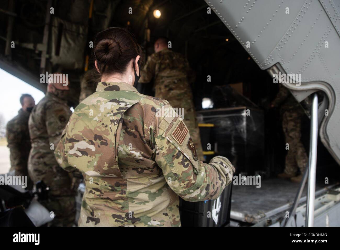 U.S. Air Force Master Sgt. Michael Eller, 79th Rescue Squadron HC-130J ...