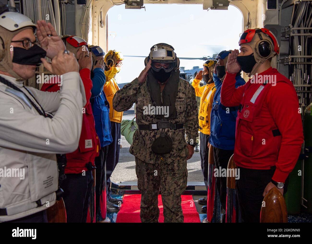 PACIFIC OCEAN (March 24, 2021) Rear Adm. Philip Sobeck, commander ...