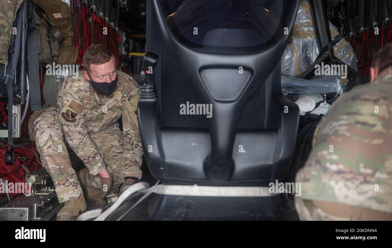 U.S. Air Force Tech. Sgt. Alex Morris, 79th Rescue Squadron HC-130J ...