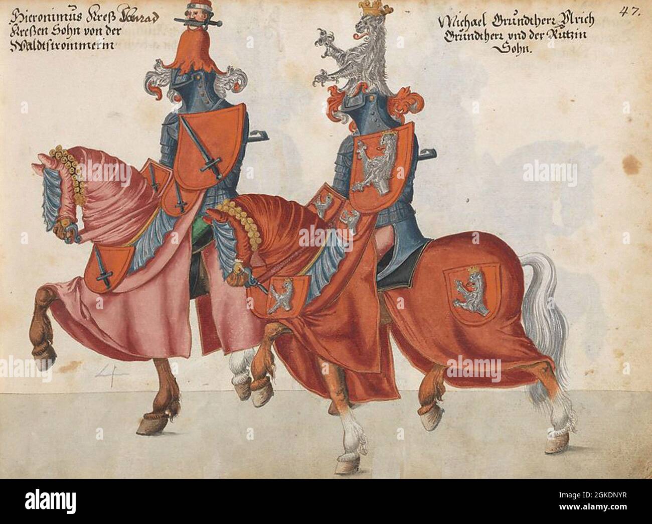 Knight joust painting hi-res stock photography and images - Alamy