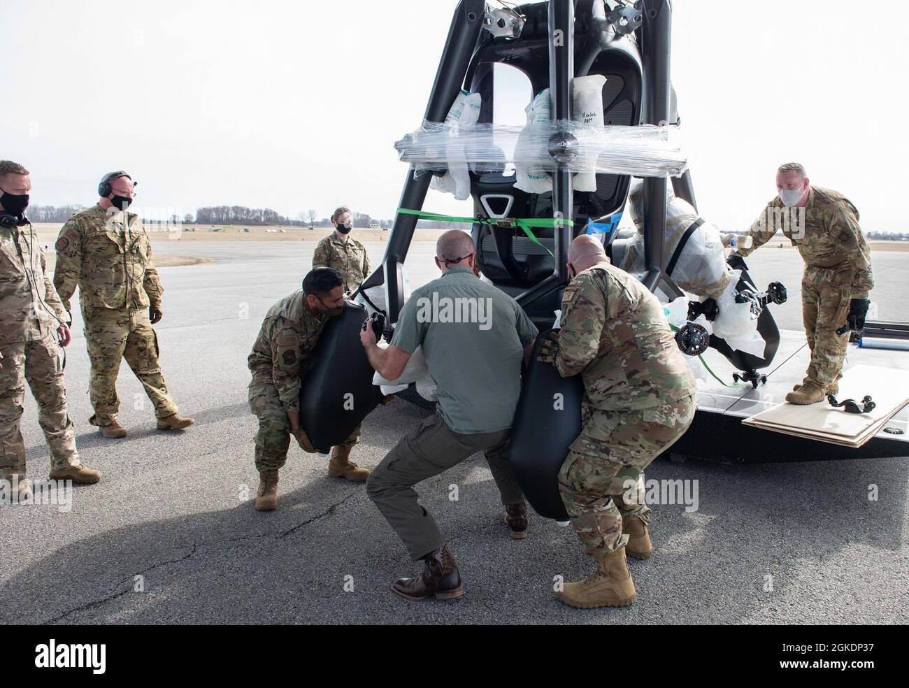 U.S. Airmen from the 79th Rescue Squadron and the 571st Mobility ...