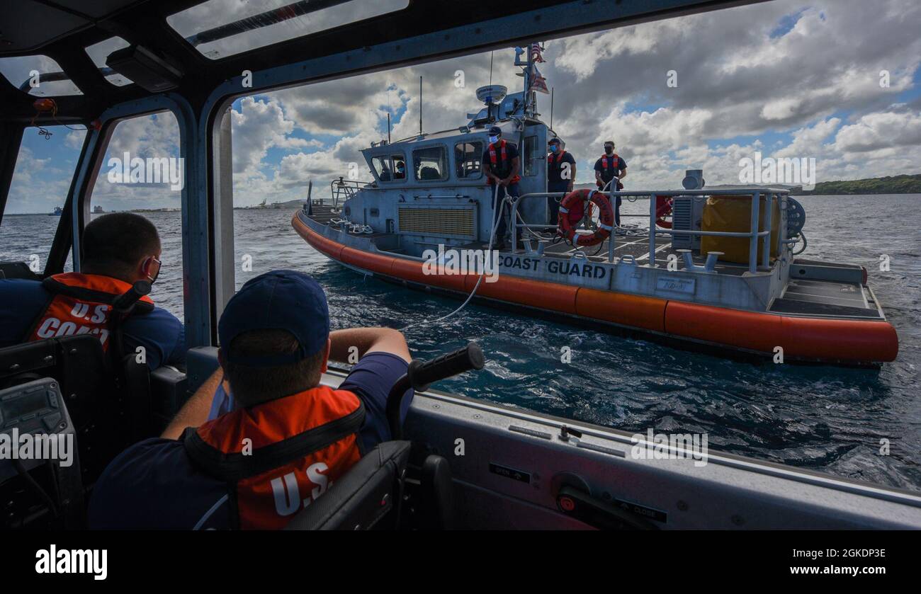 APRA HARBOR, Guam (Mar. 23, 2021) A U.S. Coast Guard 45-ft Response ...