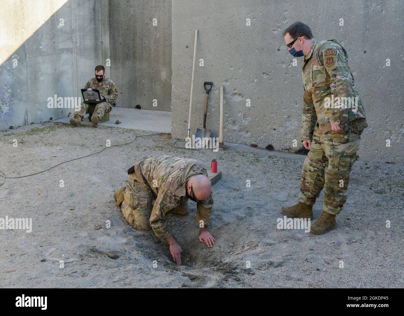 Senior Airman Tyler McConnell, 31st Civil Engineer Squadron explosive ...