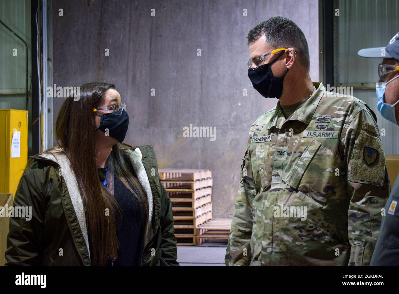 Col. Gavin Gardner, commander of Joint Munitions Command, toured Crane ...