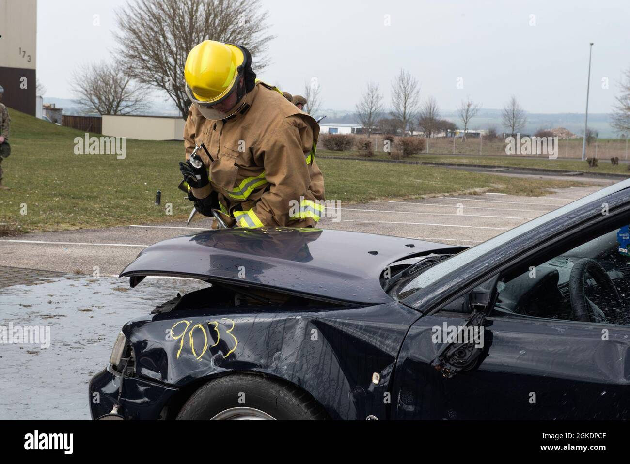 U.S. Air Force Airman 1st Class Isaac Painter, 52nd Fire and Emergency ...
