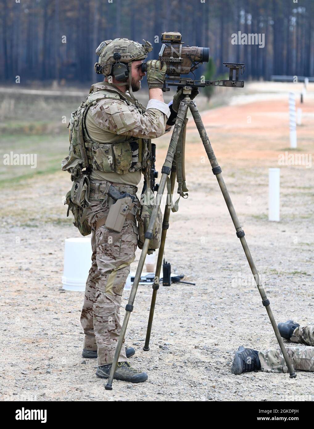 A competitor in the United States Army Special Operations Command Stock ...