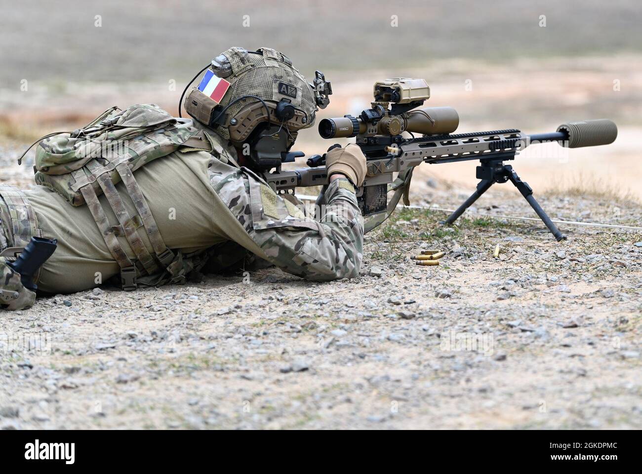 A competitor in the United States Army Special Operations Command Stock ...