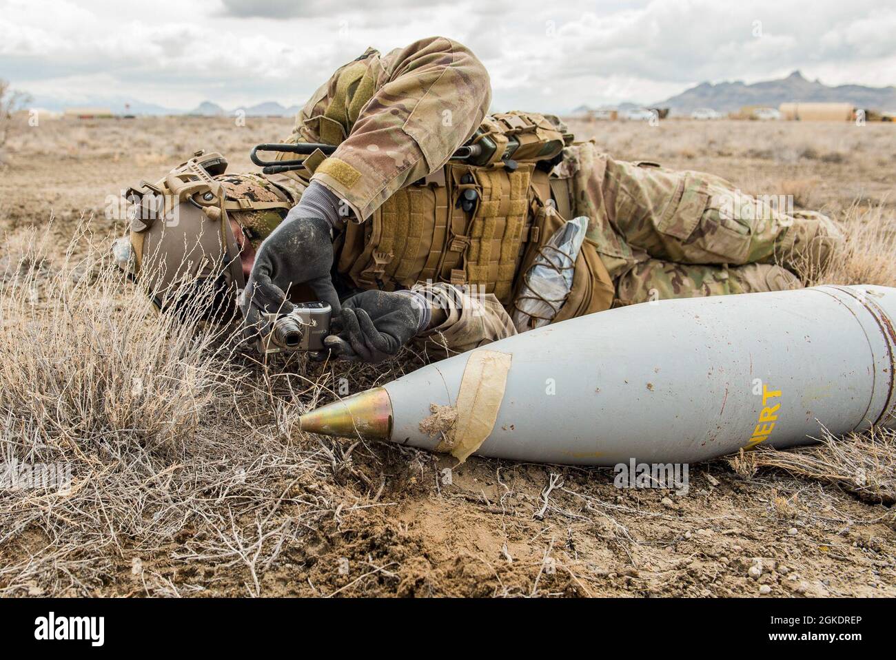 An Explosive Ordinance Disposal Airman assigned to the 27th Special ...