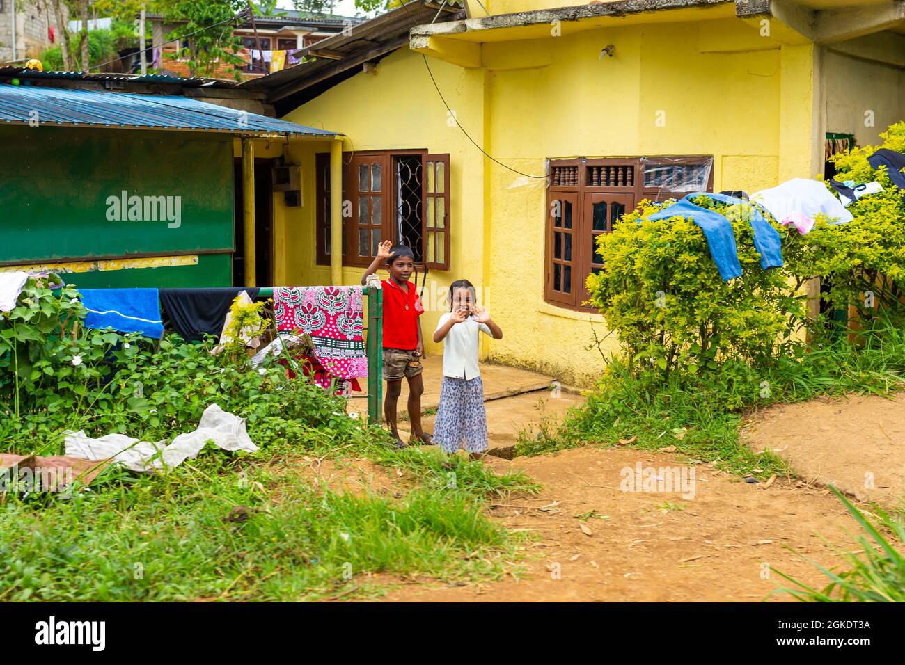 Portrait of local residents of the island of Sri Lanka. Colombo, Sri ...