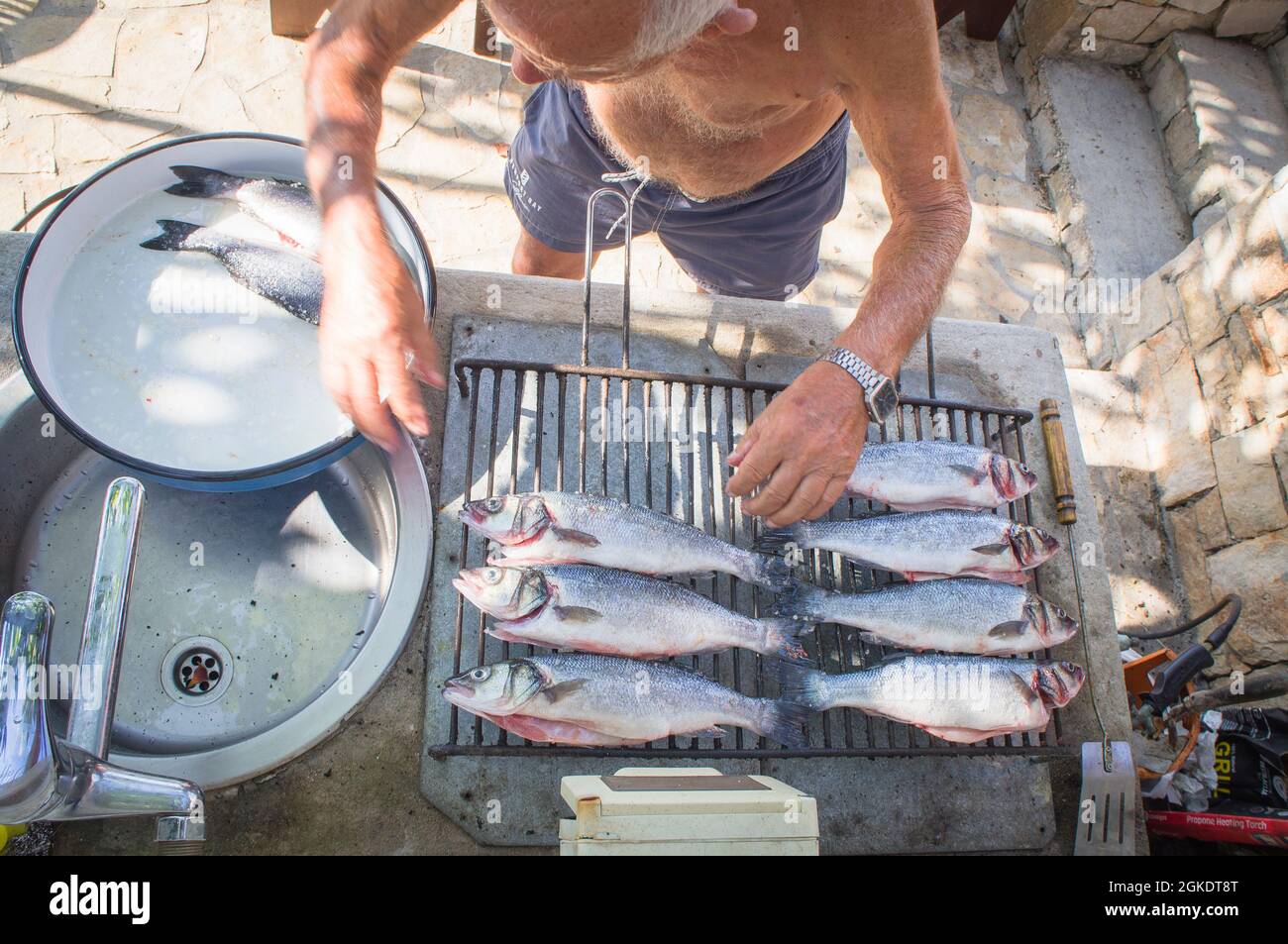 Illustrative photo, Brancin (Lubin), Common Sea Bass, fish, food ...