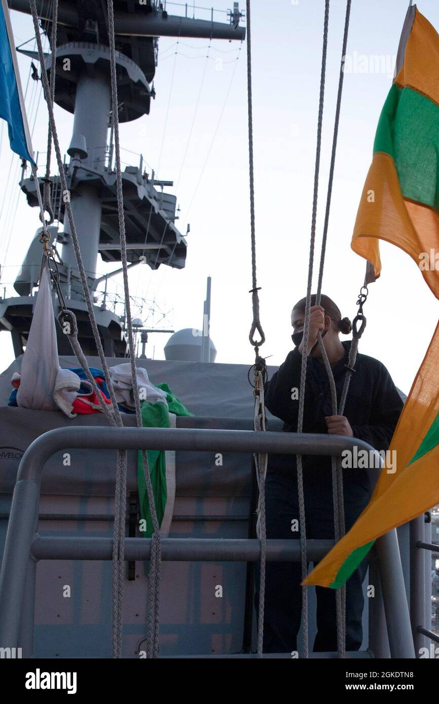 210324-N-XN177-1007 SAN DIEGO (March 24, 2021) – Quartermaster Seaman ...