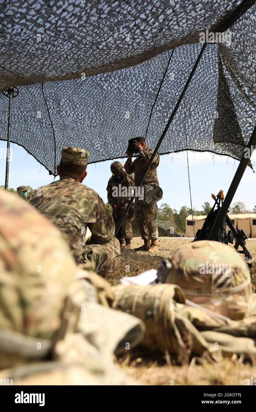 Soldiers with the 24th Financial Management Support Unit, Division ...