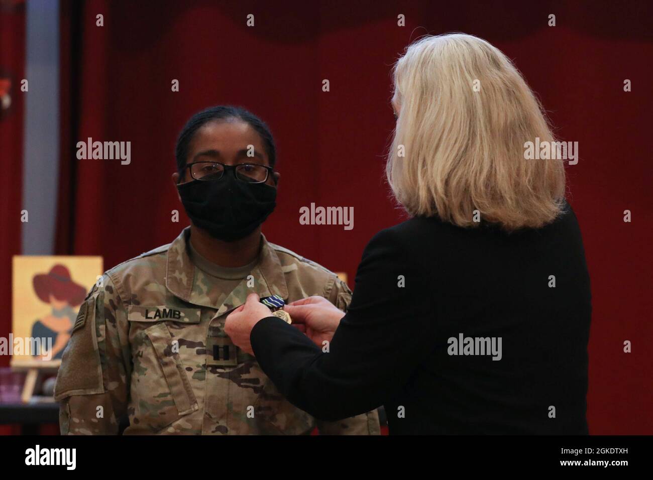 Capt. Jasmine Lamb, assistant training operations officer in charge for ...