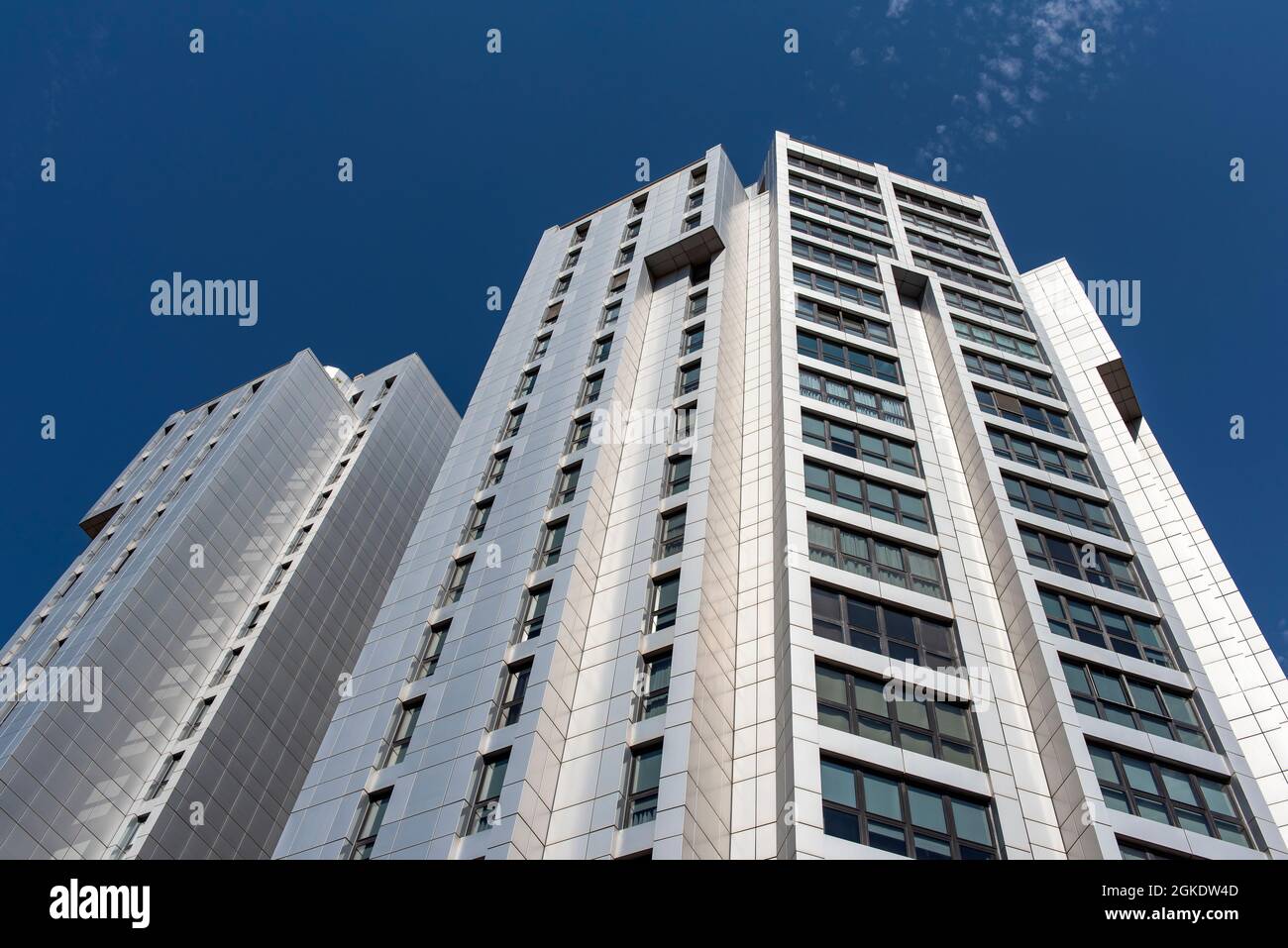 Low angle view of high-rise building, Passeig de l'Albereda 38 ...