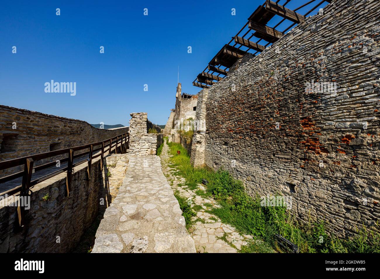The Deva Castle in Romania Stock Photo - Alamy