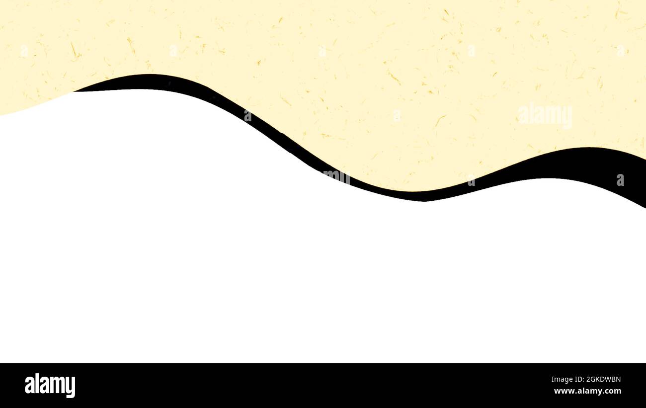 Abstract simple flowing wavy shapes, seamless loop. Animation. Black and white cartoon waves on ...