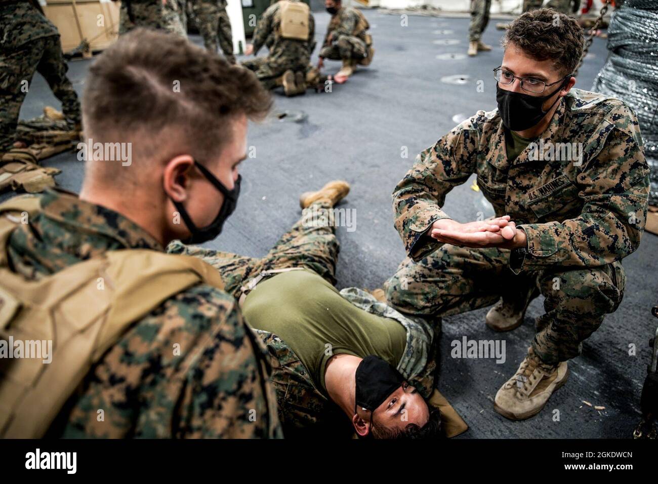 PACIFIC OCEAN (March 24, 2021) U.S. Marines with Charlie Company ...