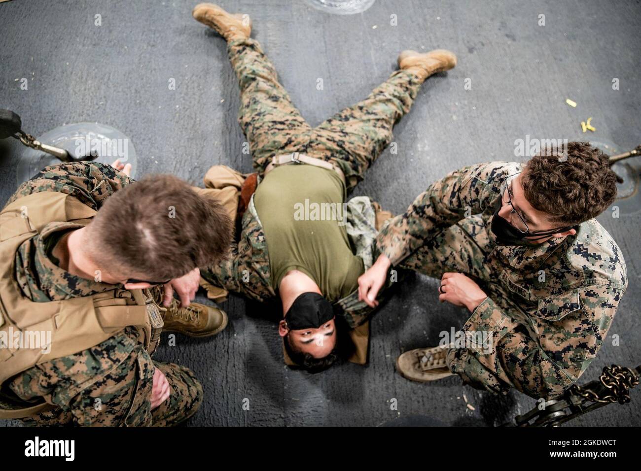 PACIFIC OCEAN (March 24, 2021) U.S. Marines with Charlie Company ...
