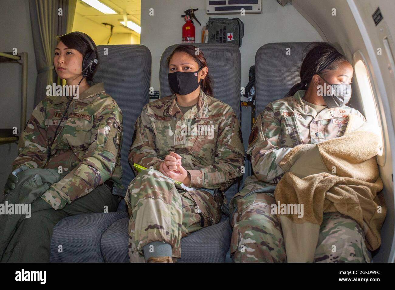 U.S. Air Force 1st Lt. S. Latrise Jones, right, Team JSTARS deployment ...