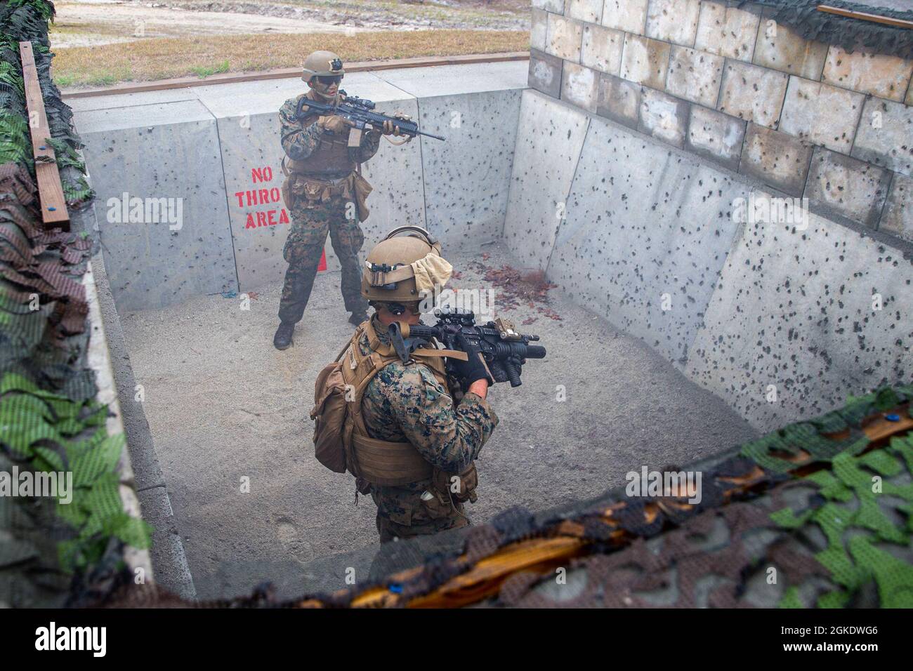 Marine regiment bunker hi-res stock photography and images - Alamy