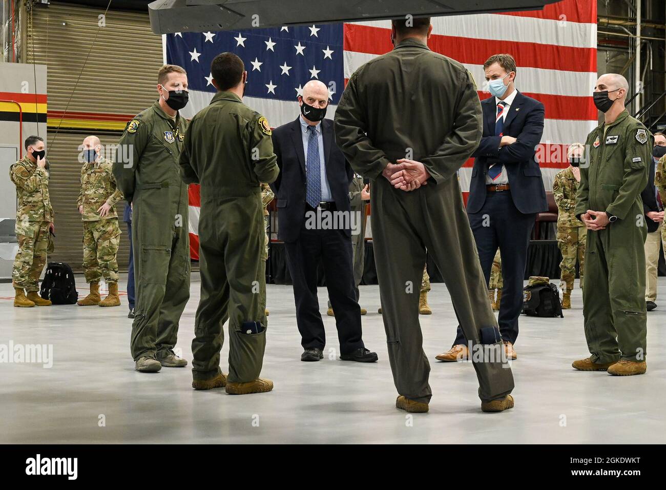 Acting Secretary of the Air Force John P. Roth (left) and Utah's U.S ...