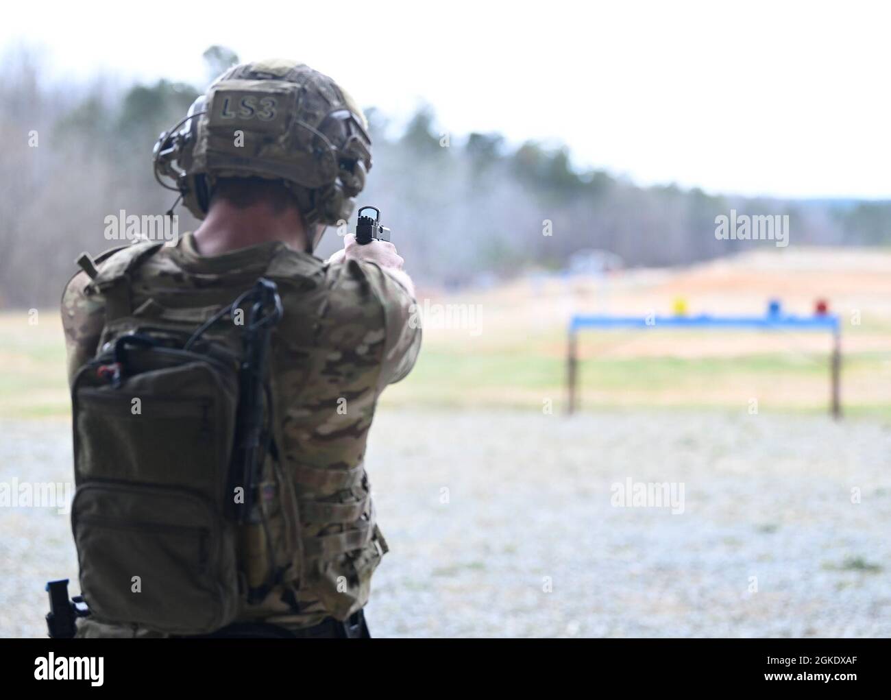 A competitor in the United States Army Special Operations Command Stock ...