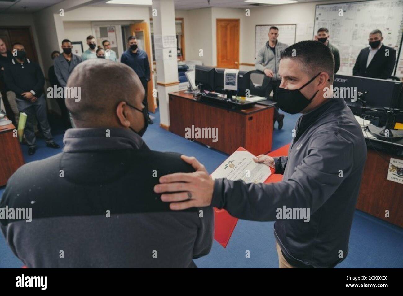 U.S. Marine Corps Major David Rosenbrock, commanding officer of ...