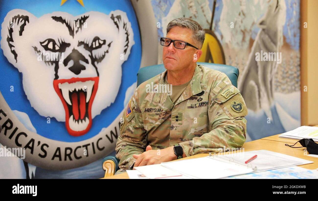 Maj. Gen. Peter Andrysiak, the U.S. Army Alaska commanding general ...